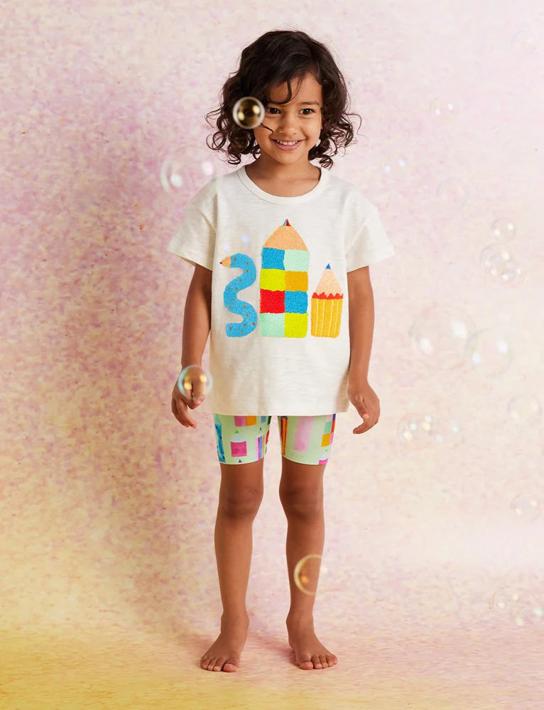 Scribble Squad Bike Shorts – Lazy Sunday Lifestyle