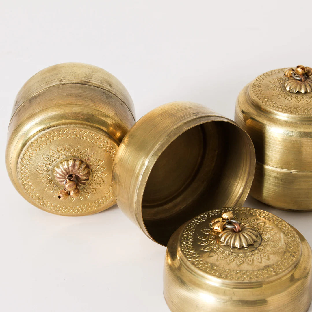Indian Brass Box Large – Lazy Sunday Lifestyle