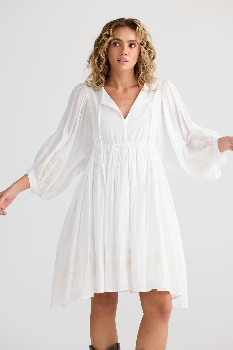 Solstice Mini Dress White – Lazy Sunday Lifestyle